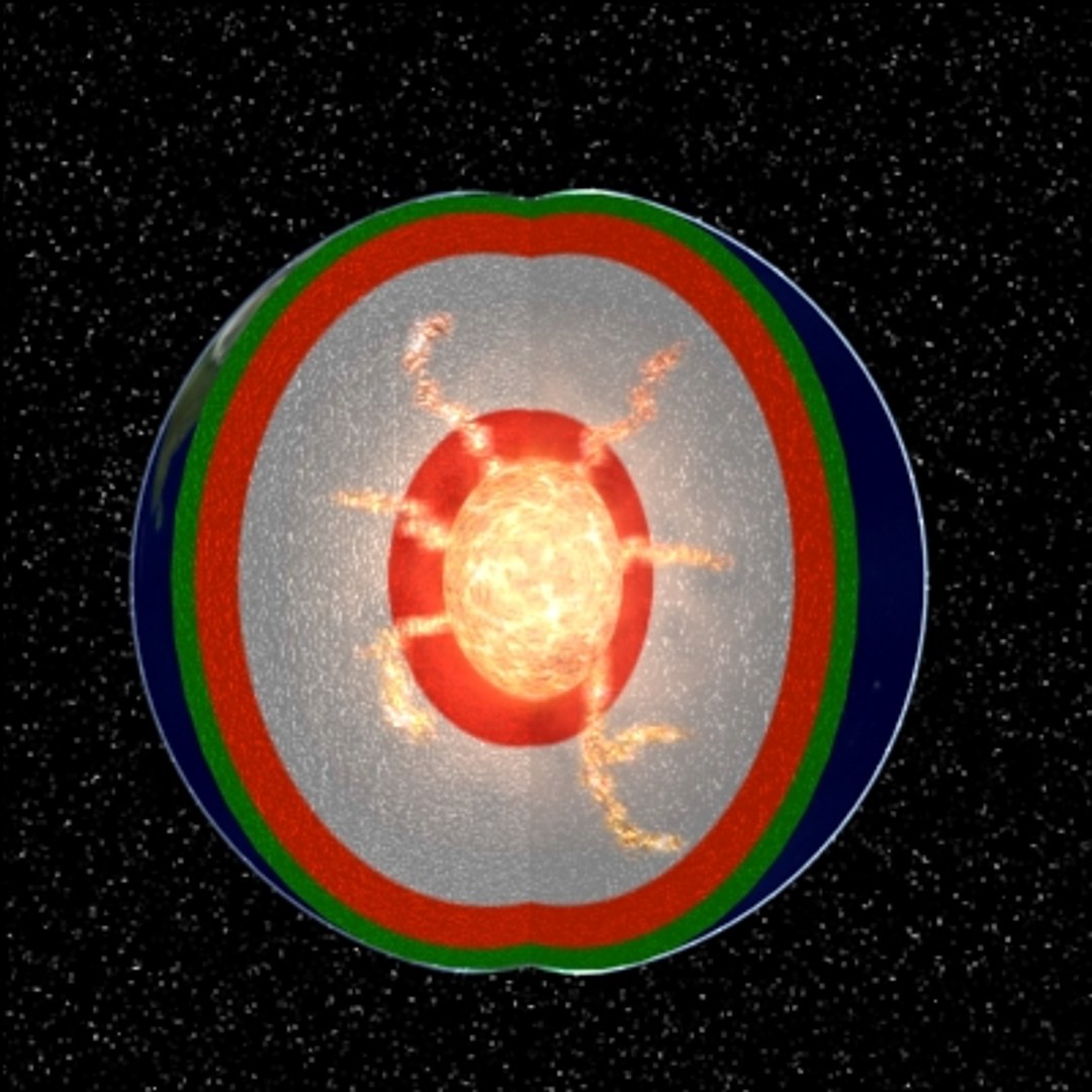 Earth Core 3d Model