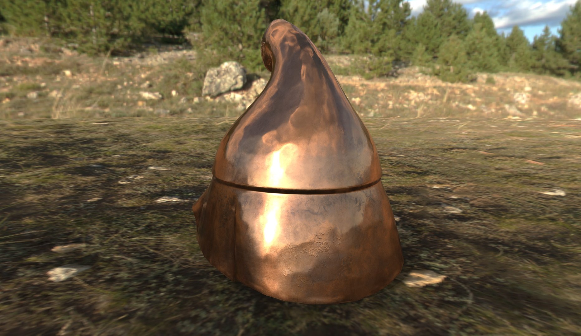 Phyrgian-boeotian Helmet Model - TurboSquid 1203425