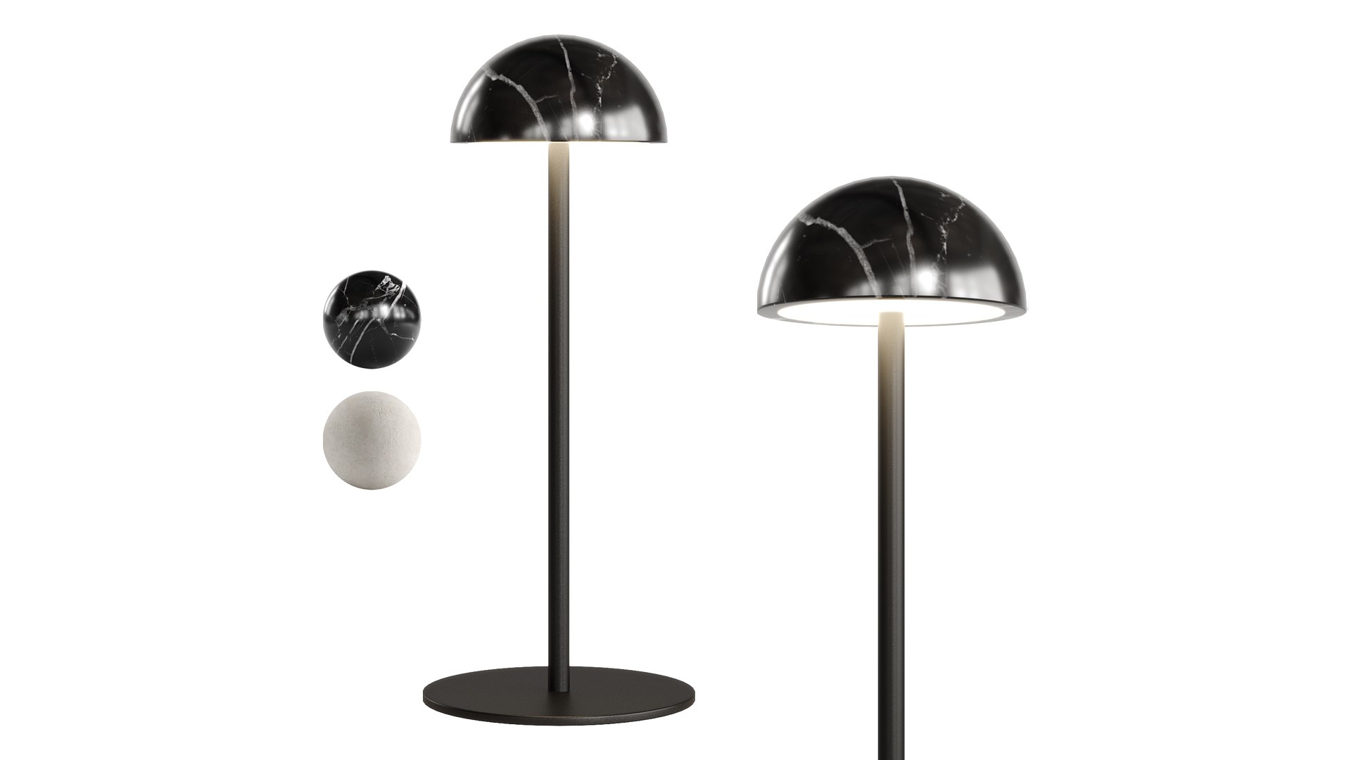 3D Dussa S1307 Table Lamp By Aromas - TurboSquid 2166348