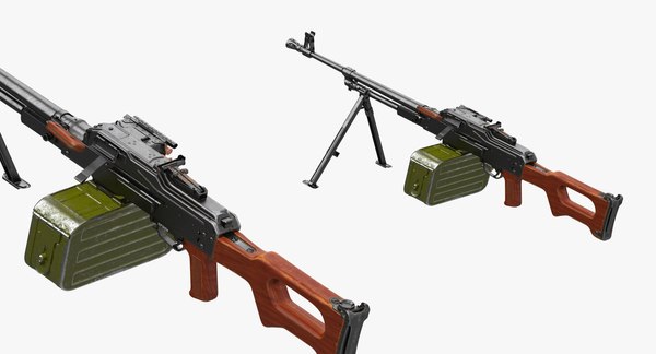 russian machine gun pkm 3ds