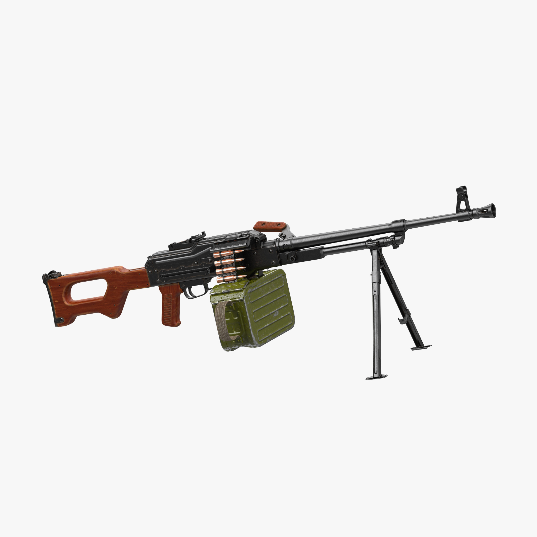 russian machine gun pkm 3ds