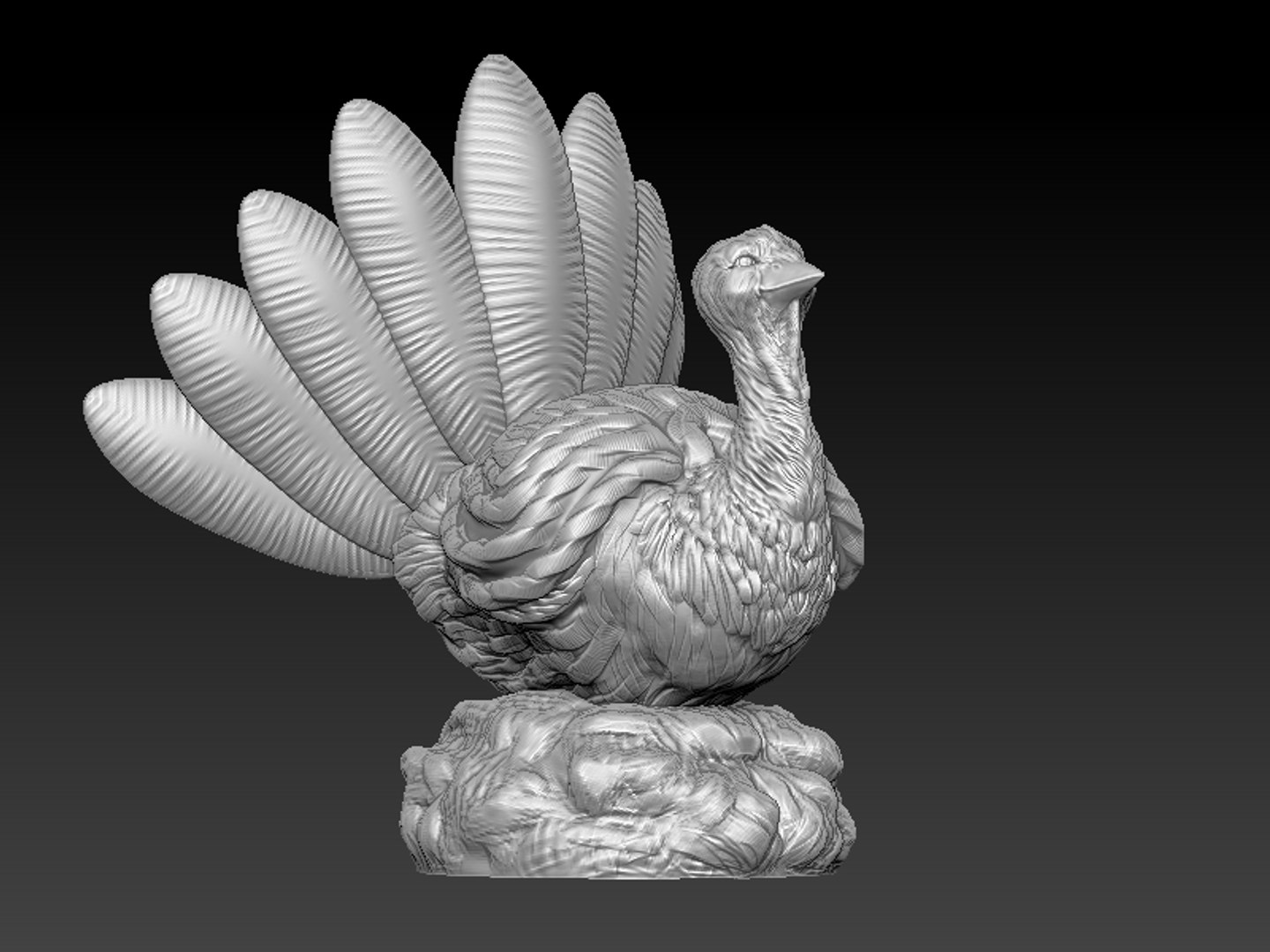 Thanks Giving Turkey 3d Model