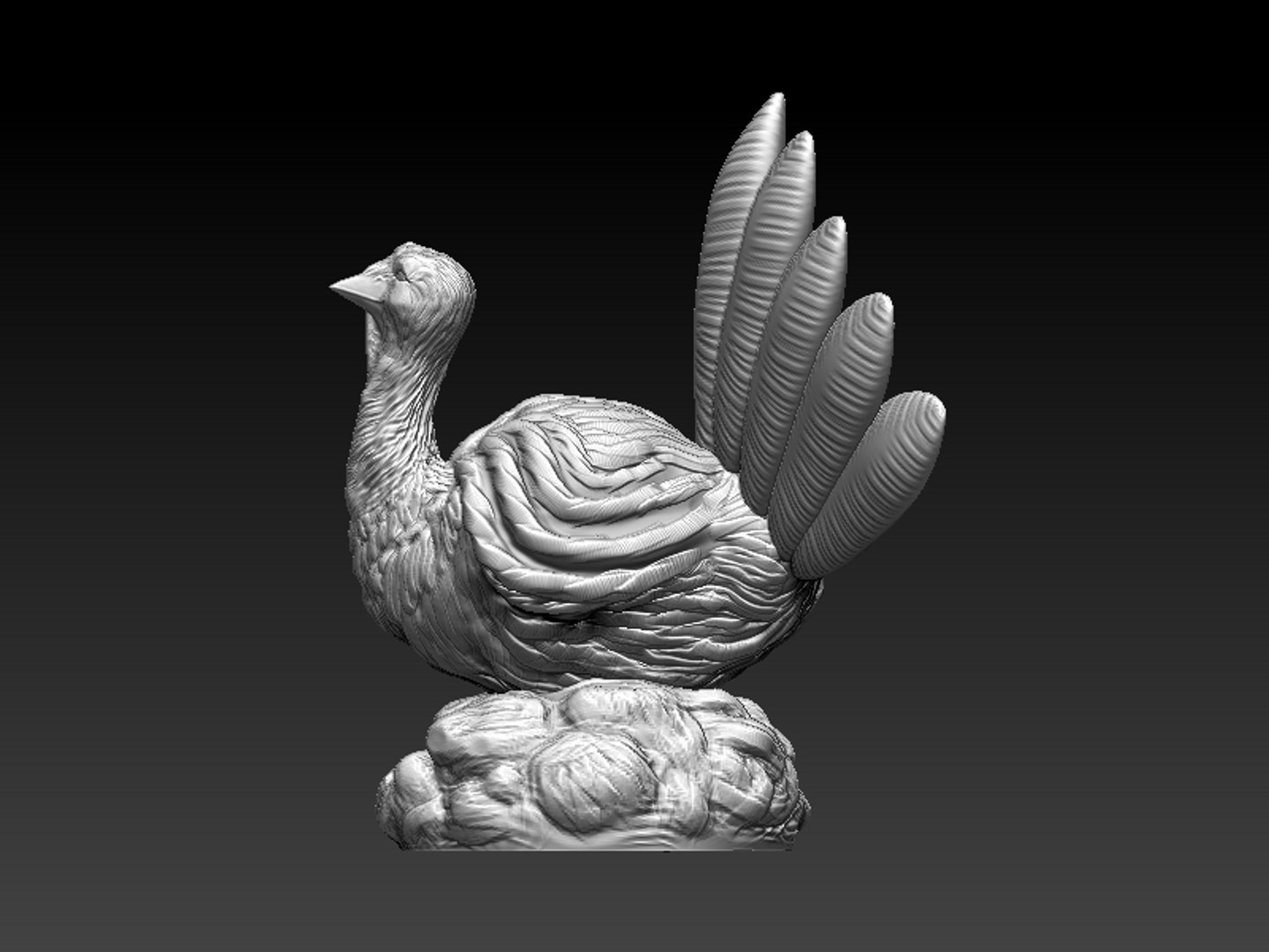 Thanks Giving Turkey 3d Model