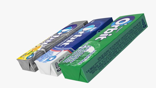 Orbit Chewing Gum Set of Three Flavours Model 3D - TurboSquid 2044760
