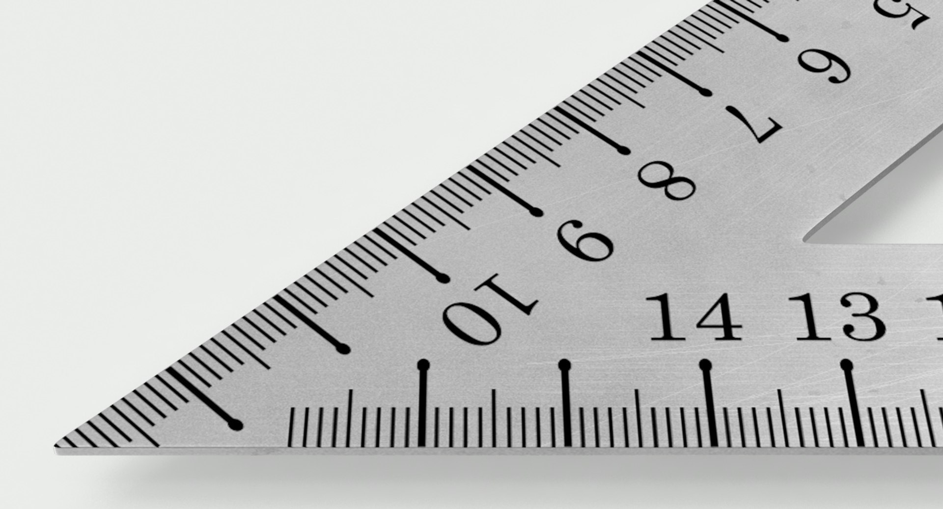 Triangle Ruler 3d Model