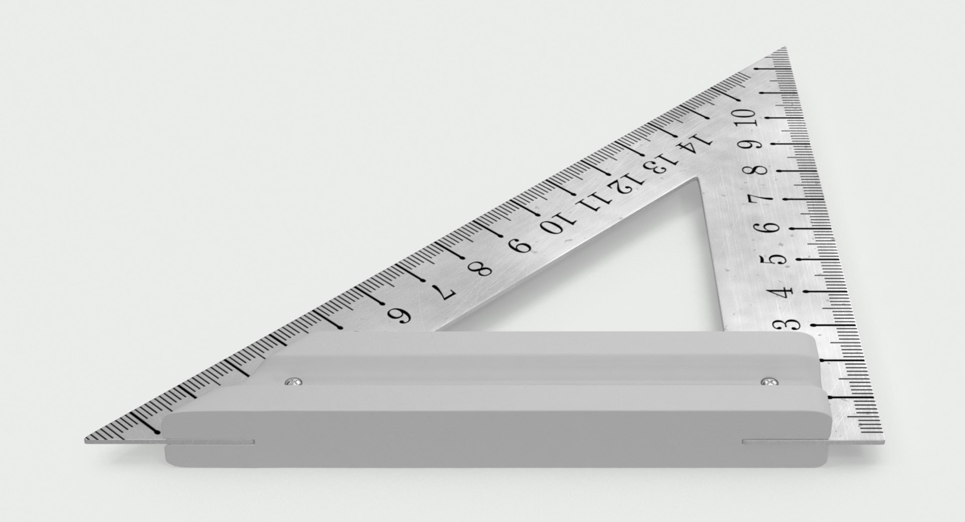 Triangle Ruler 3d Model