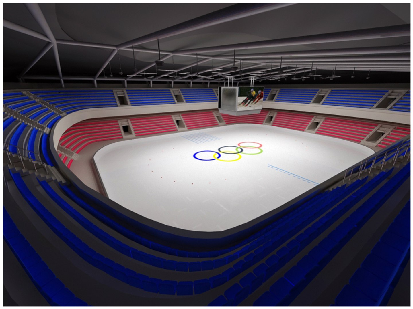 Short Long Track 3d Model