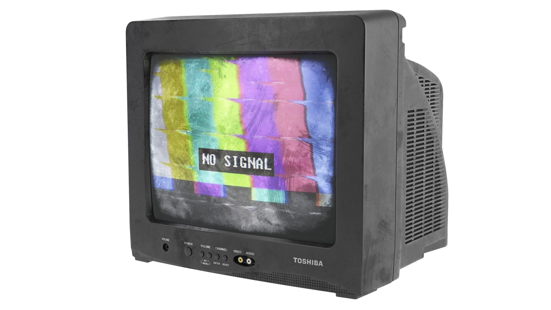Retro CRT TV 3D Model - TurboSquid 2387224