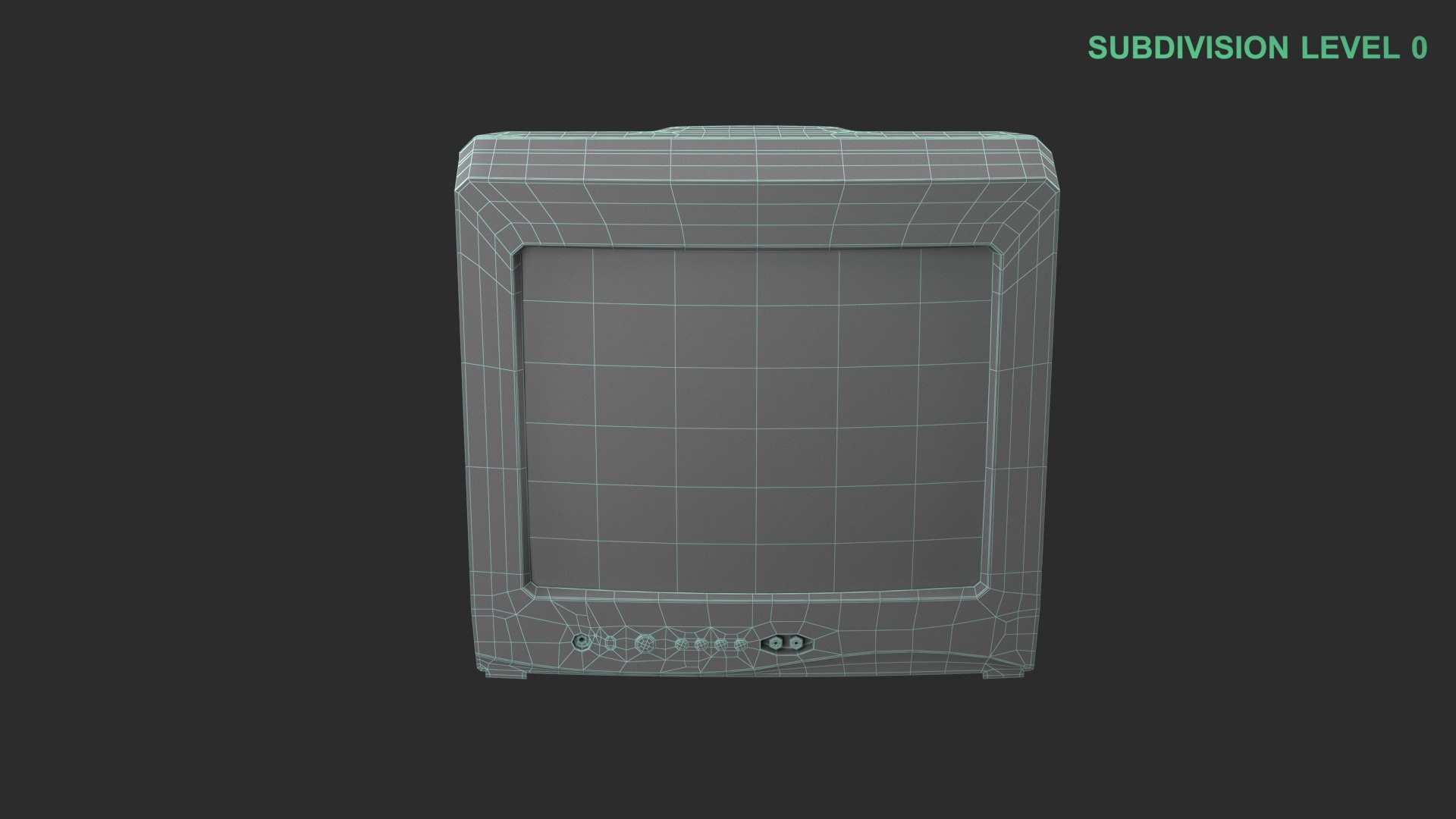 Retro CRT TV 3D Model - TurboSquid 2387224