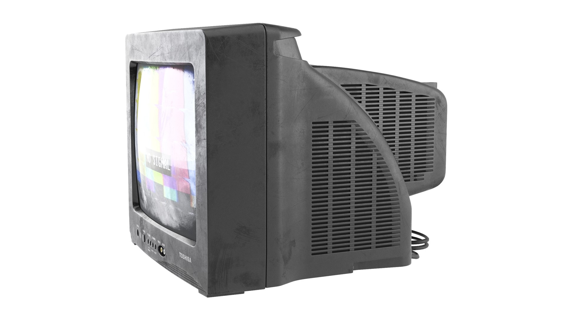 Retro CRT TV 3D Model - TurboSquid 2387224