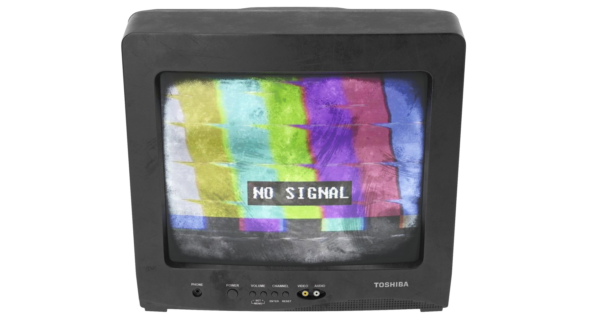 Retro CRT TV 3D Model - TurboSquid 2387224