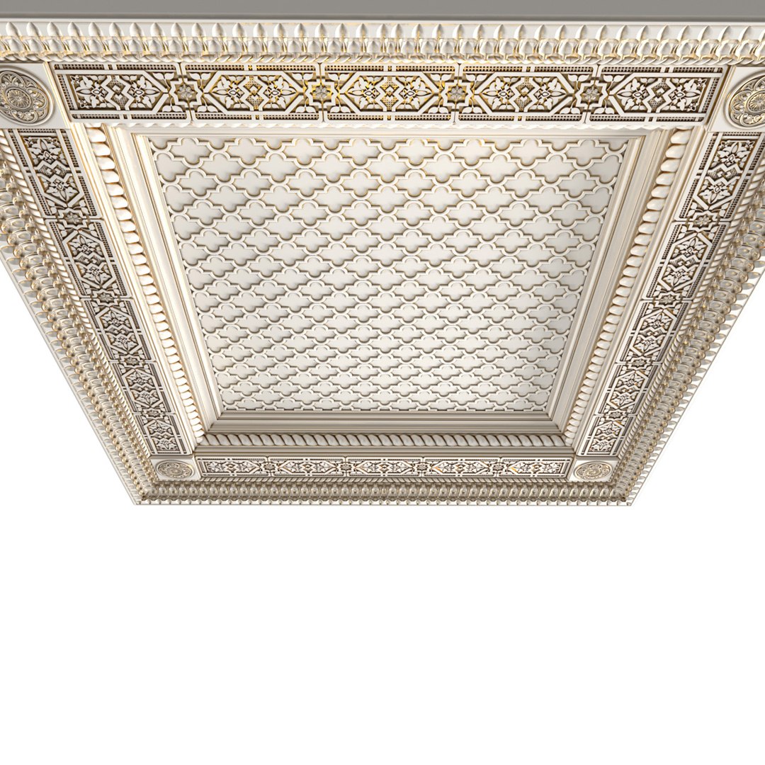 3D Ceiling In Oriental Style Arabic Eastern Decorative Ceiling 3D Model ...