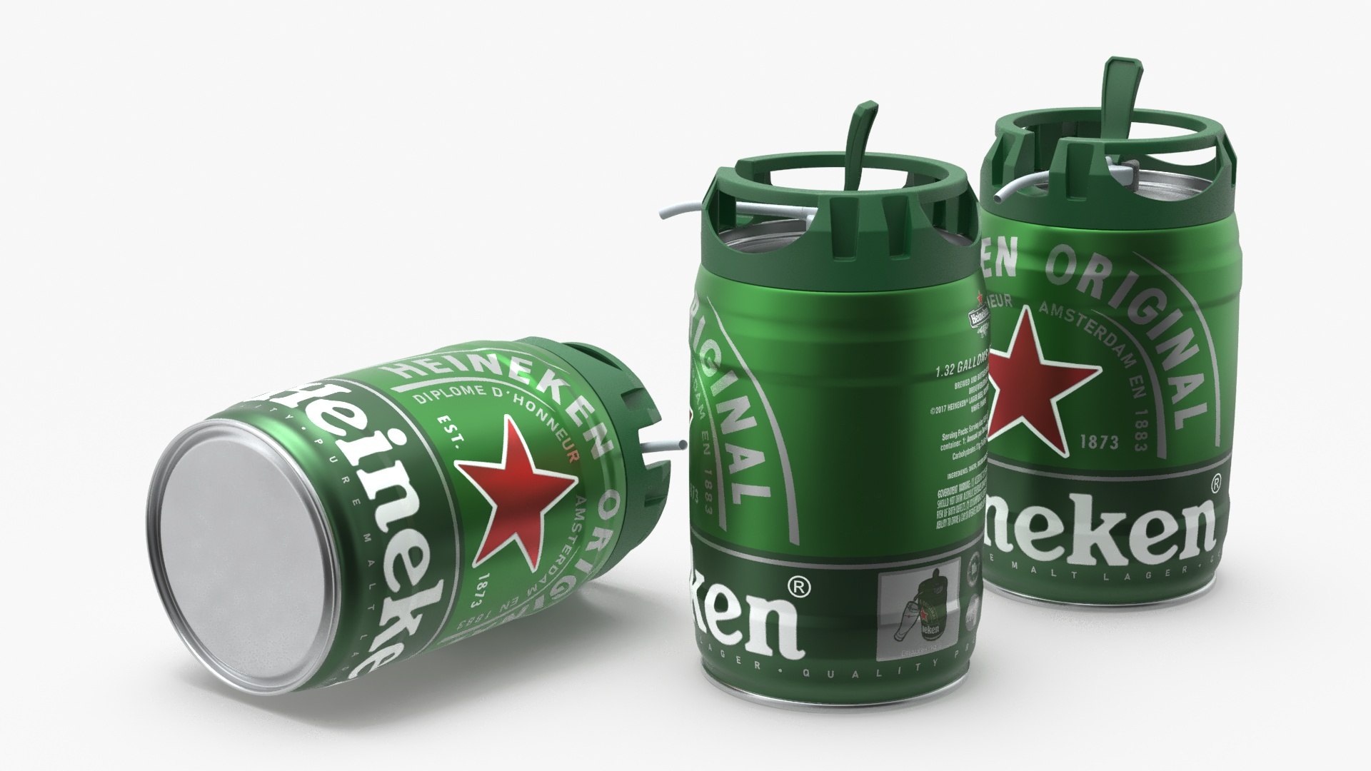 3D Heiniken Beer 5 Liter Barrel - TurboSquid 2277389