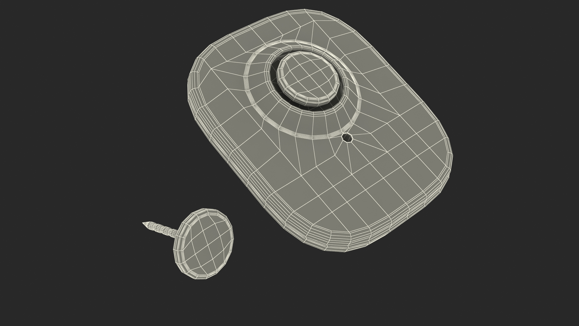 Hard Clothing Security Tag 3D model - TurboSquid 1885987