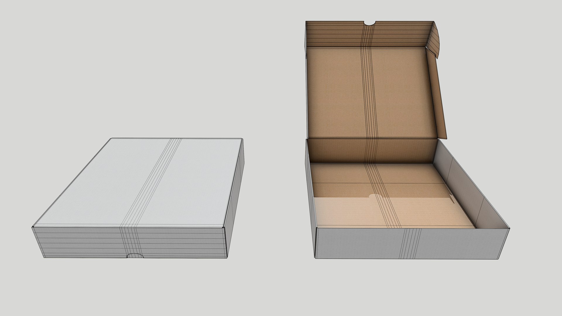 Cardboard Box 9 with Pbr 4K 8K 3D model - TurboSquid 1719984