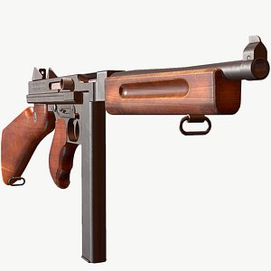 Tommy Gun 3D Models for Download | TurboSquid
