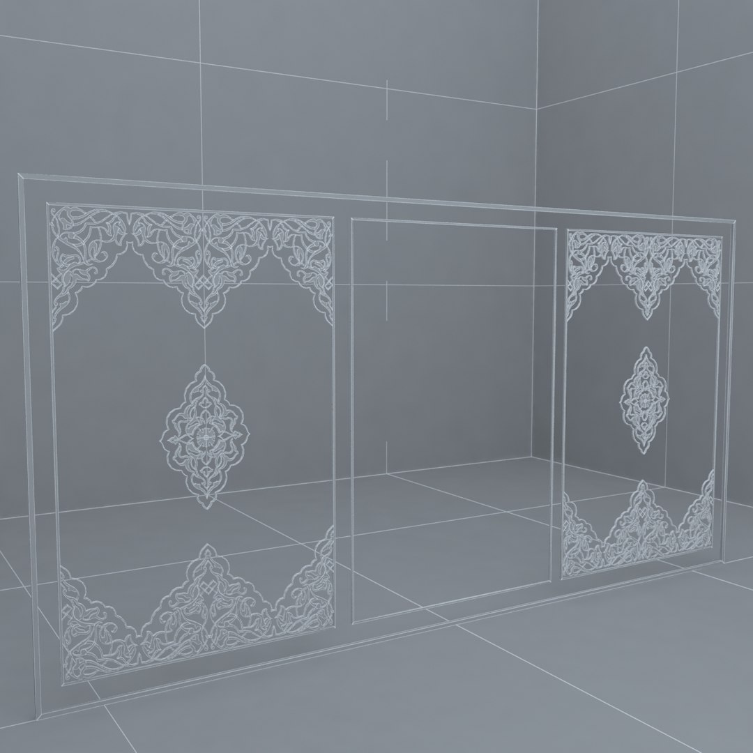 Free Pattern Architecture 3d Model