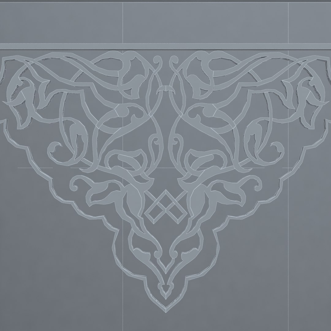 Free Pattern Architecture 3d Model