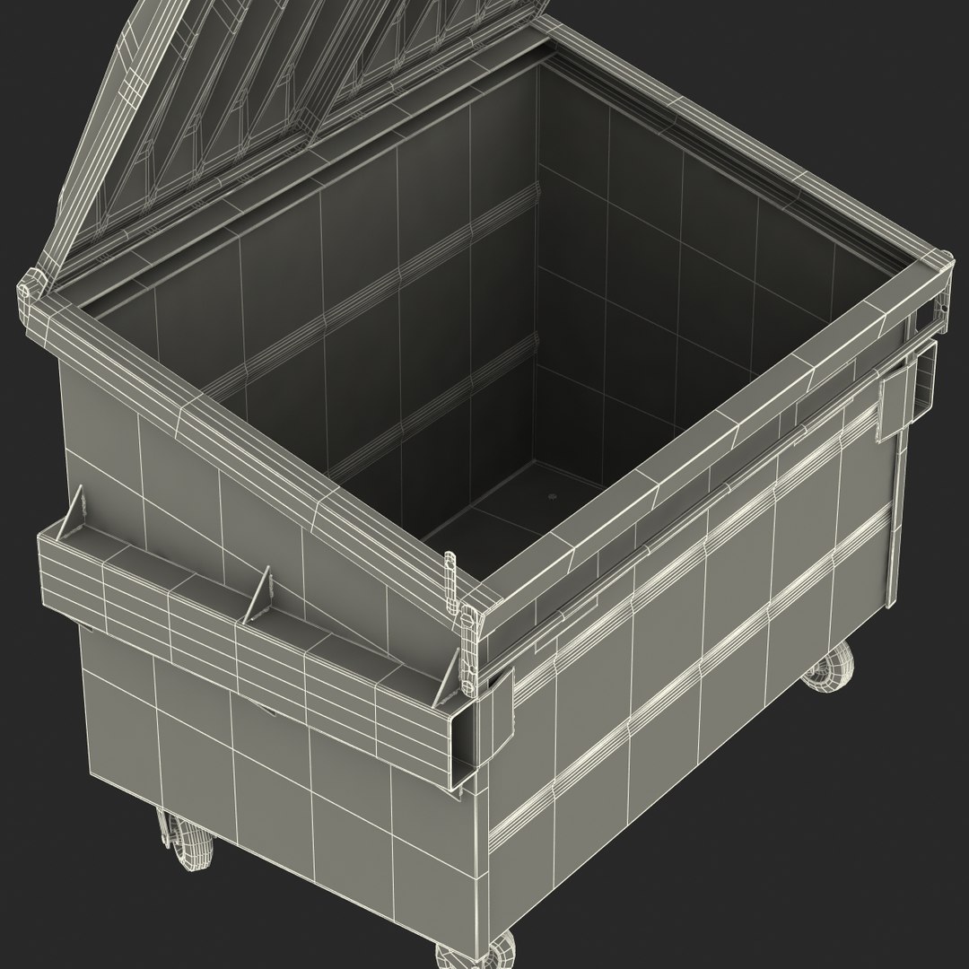 dumpster realistic 3d model