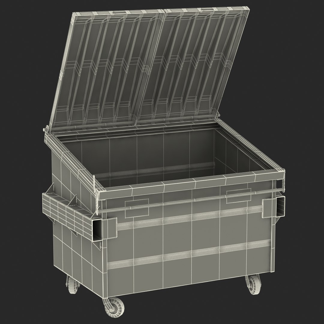 dumpster realistic 3d model