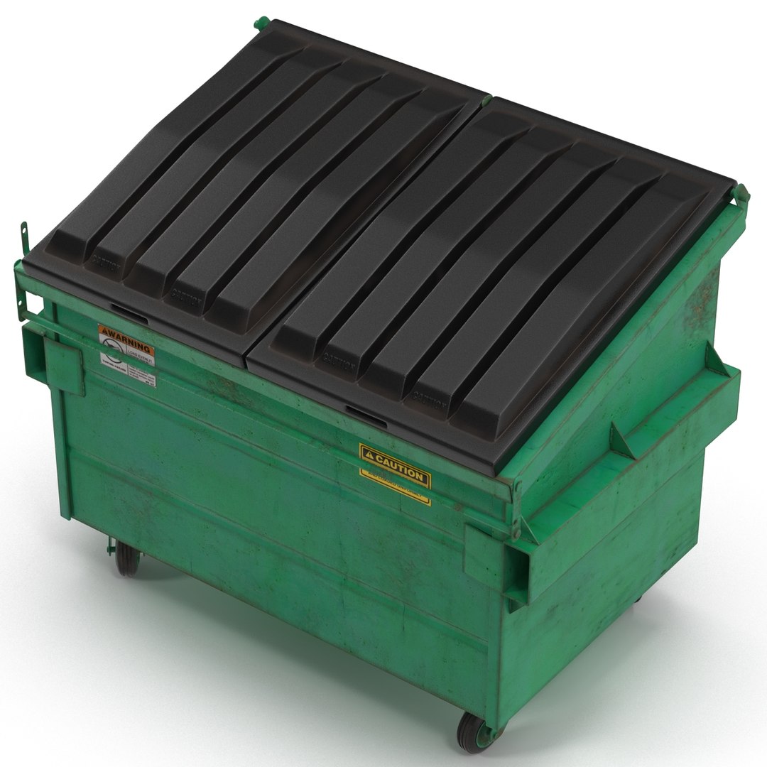 dumpster realistic 3d model