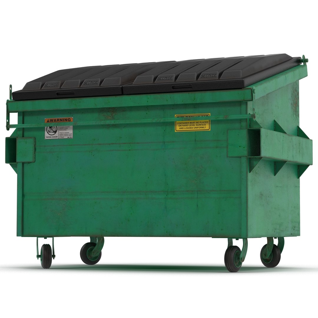 dumpster realistic 3d model