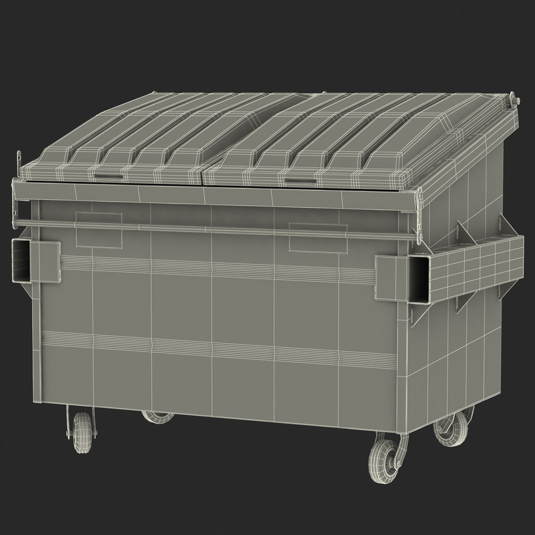 dumpster realistic 3d model