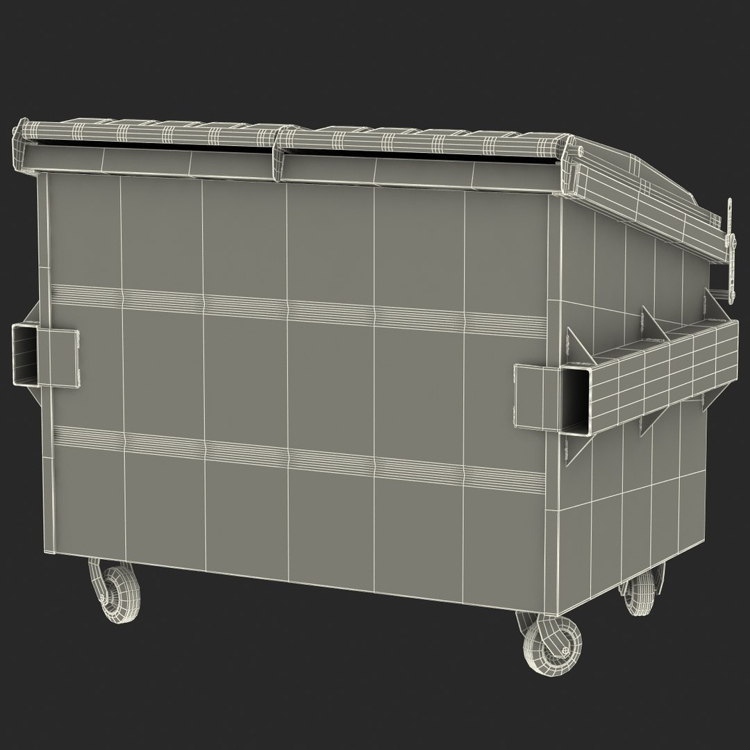 dumpster realistic 3d model
