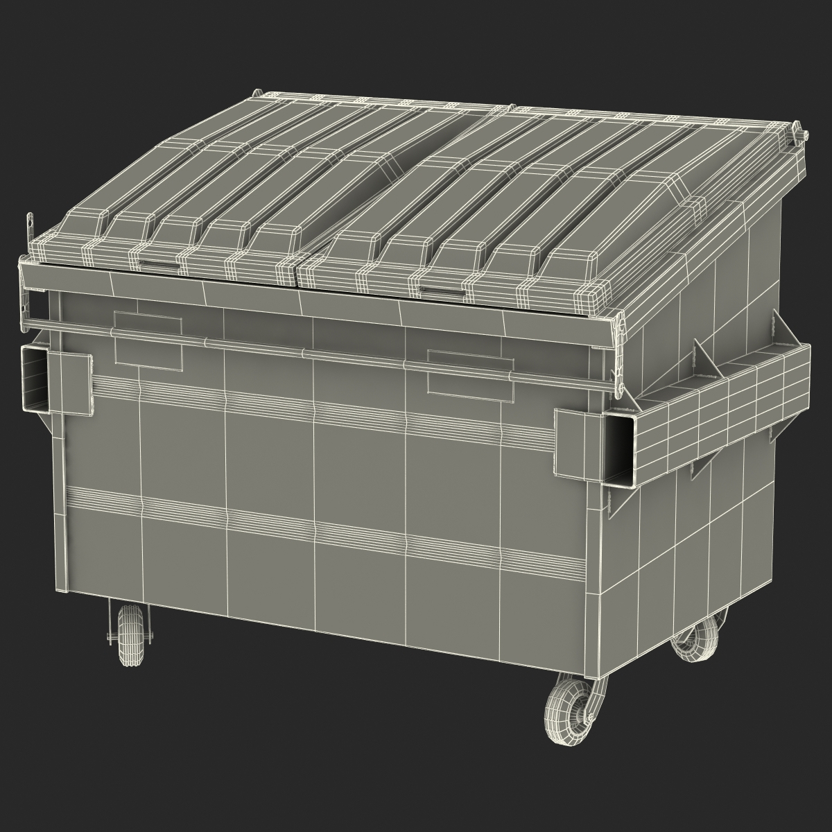 dumpster realistic 3d model