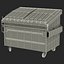 dumpster realistic 3d model