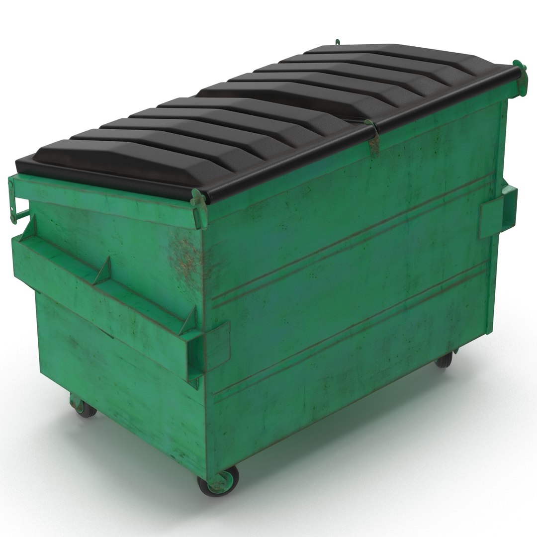 dumpster realistic 3d model