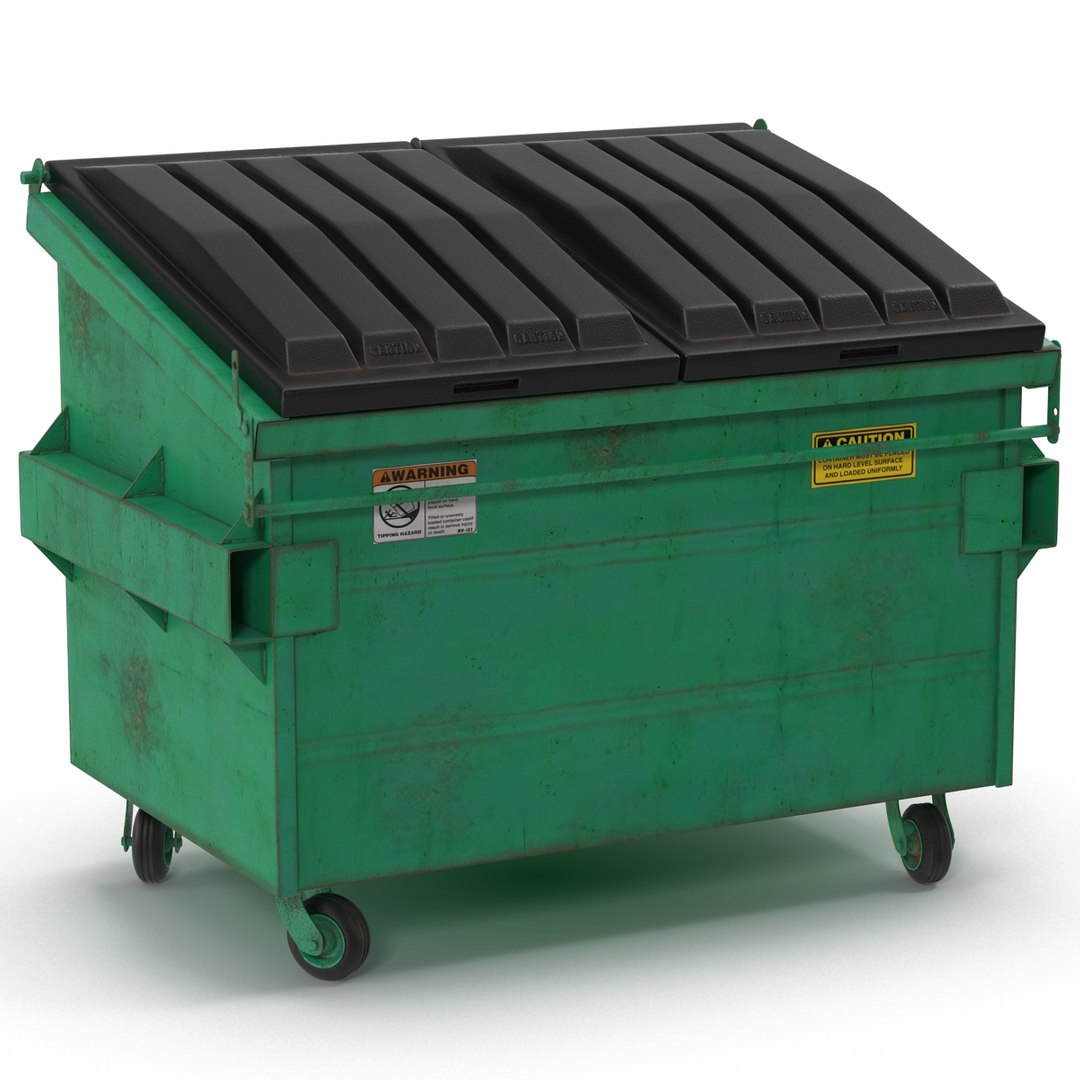 dumpster realistic 3d model