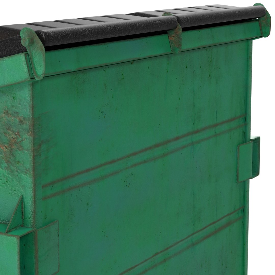 dumpster realistic 3d model