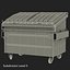 dumpster realistic 3d model