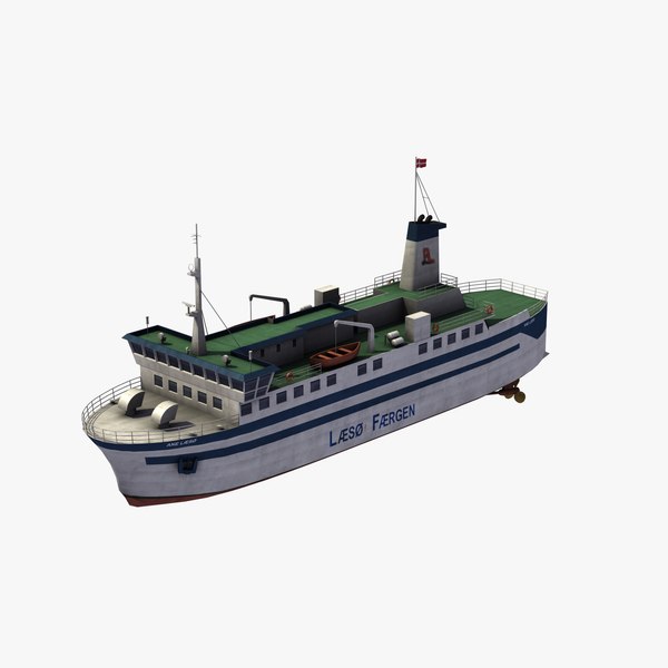 Car ferry 3D model - TurboSquid 1166581