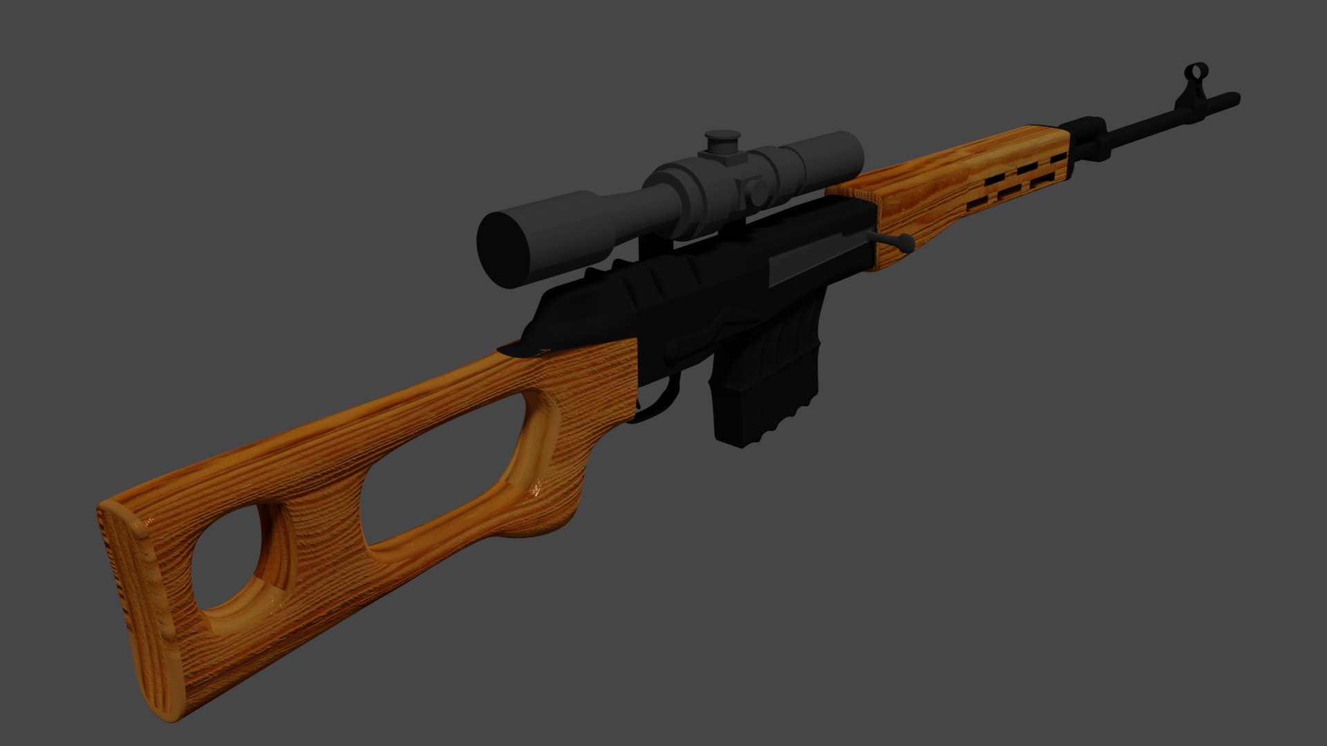 3D svd dragunov - TurboSquid 1321575