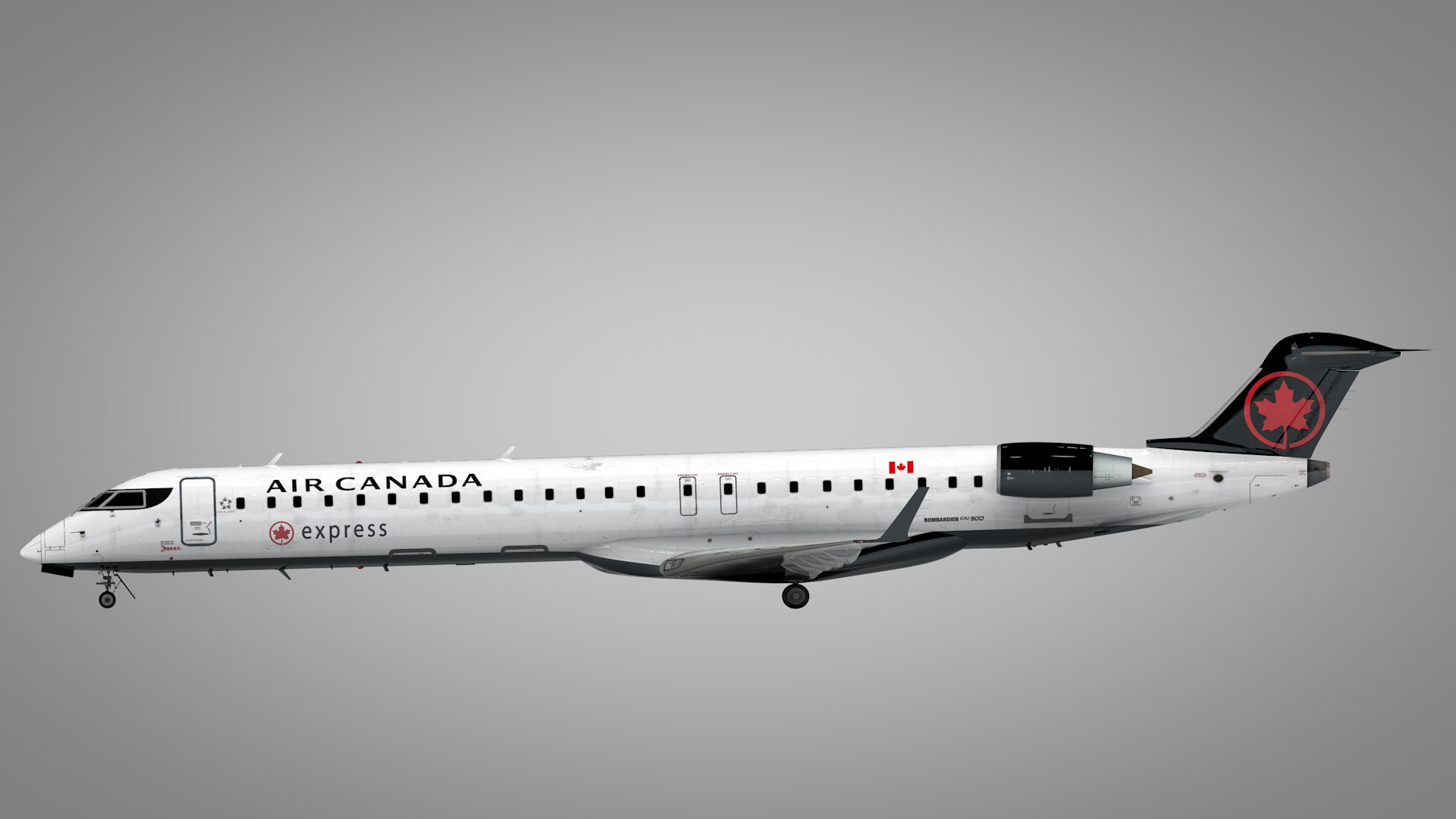 AIR CANADA BOMBARDIER CRJ 900 L2016 Model - TurboSquid 2091219