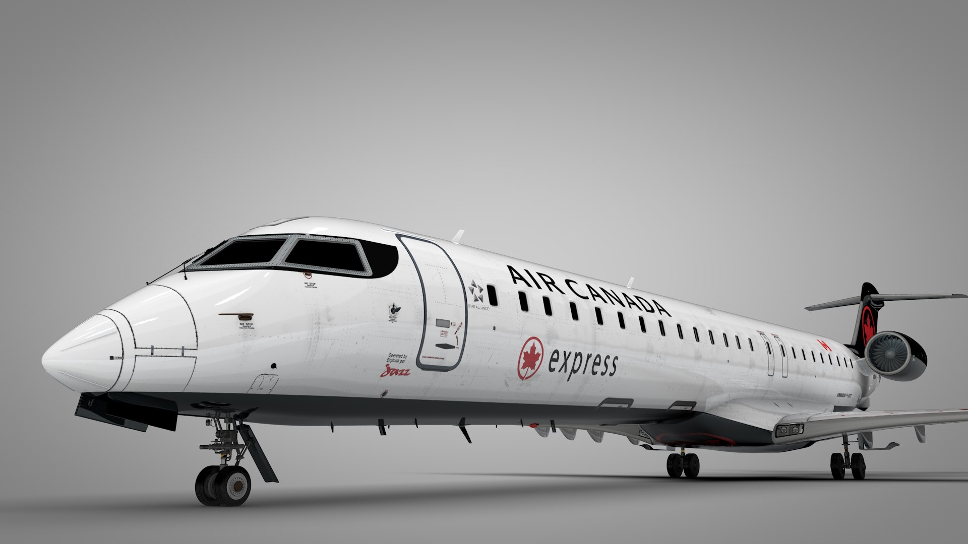 AIR CANADA BOMBARDIER CRJ 900 L2016 Model - TurboSquid 2091219