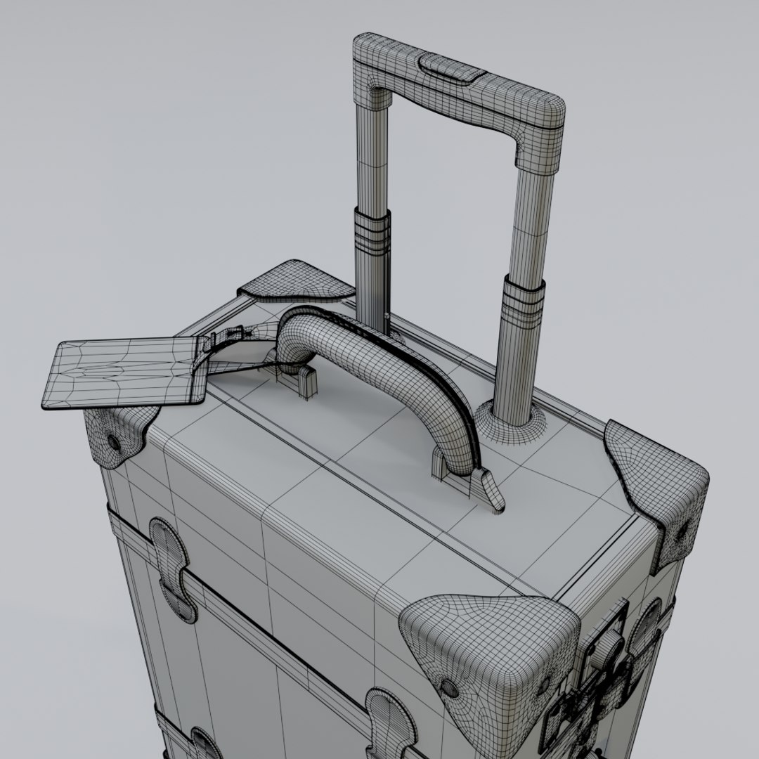 3D Streamline Red Carryon Luggage Model - TurboSquid 1835153