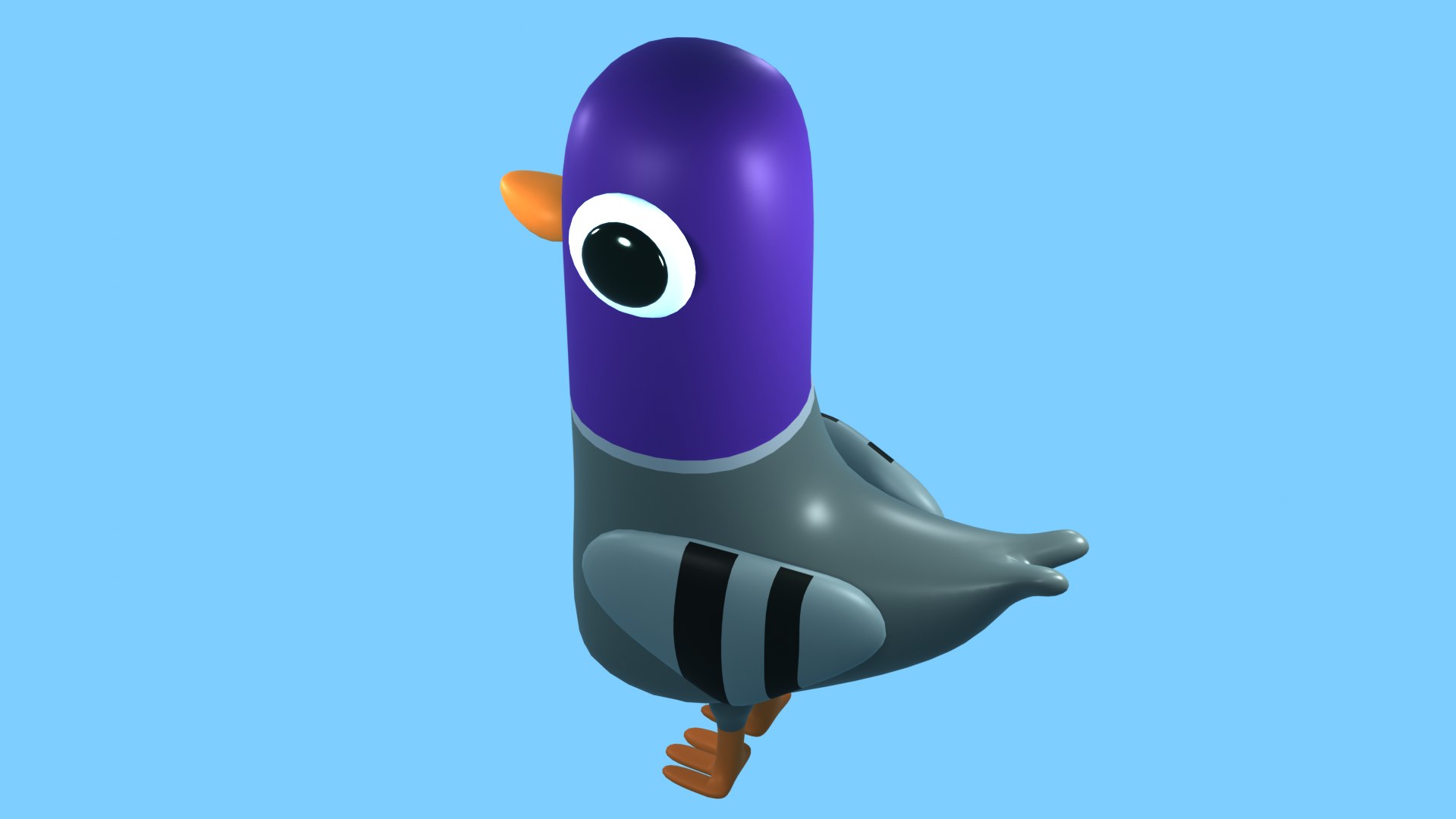 Stylized Pigeon 3D Model - TurboSquid 2105893