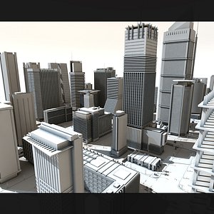 3D model chicago skyline - TurboSquid 1506068