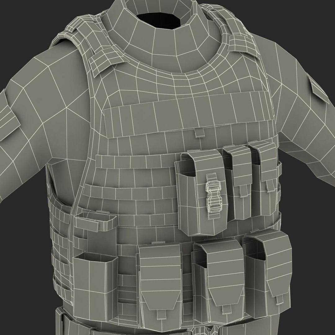 sas soldier clothes 3 c4d
