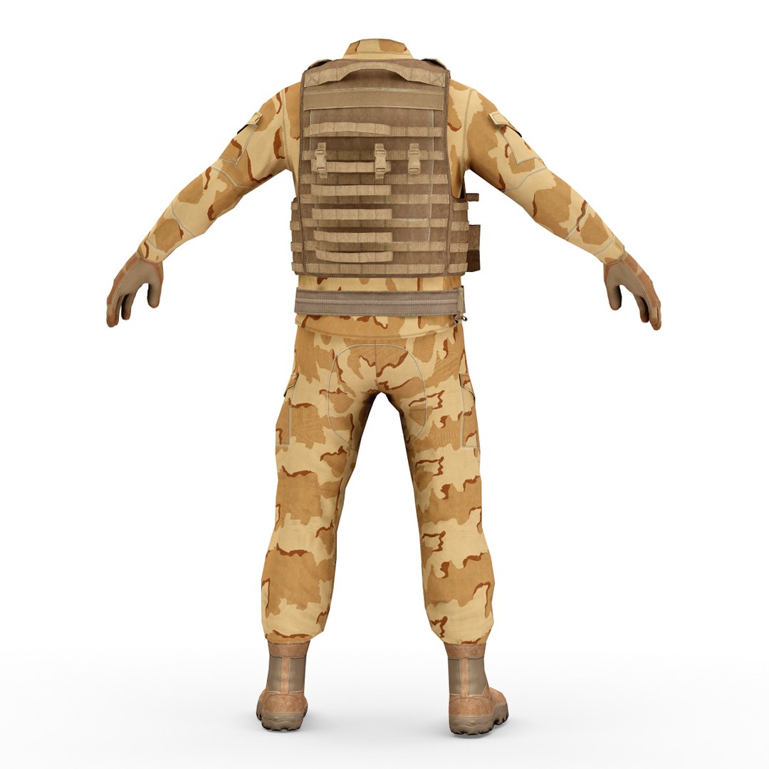 sas soldier clothes 3 c4d