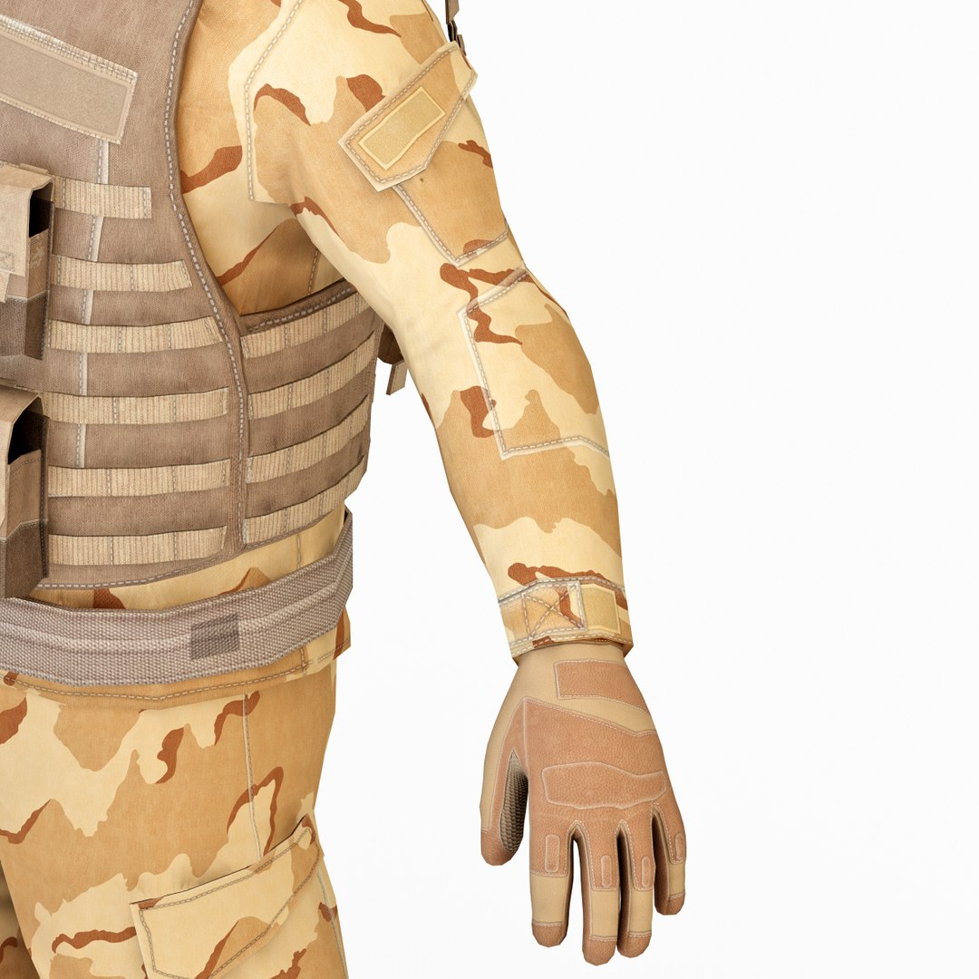 sas soldier clothes 3 c4d