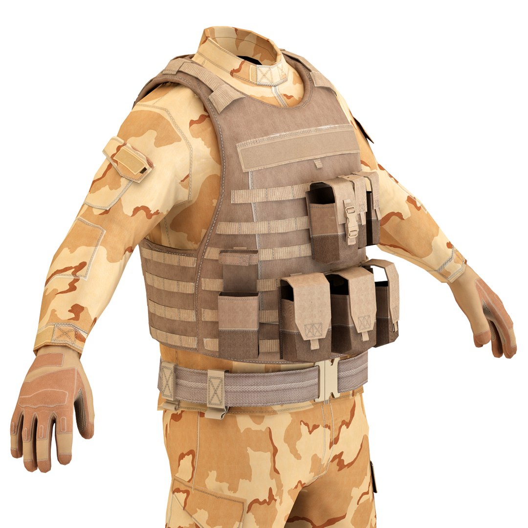 sas soldier clothes 3 c4d