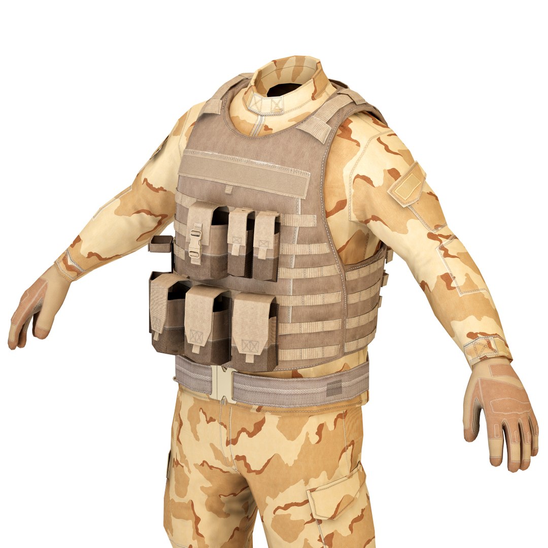 sas soldier clothes 3 c4d