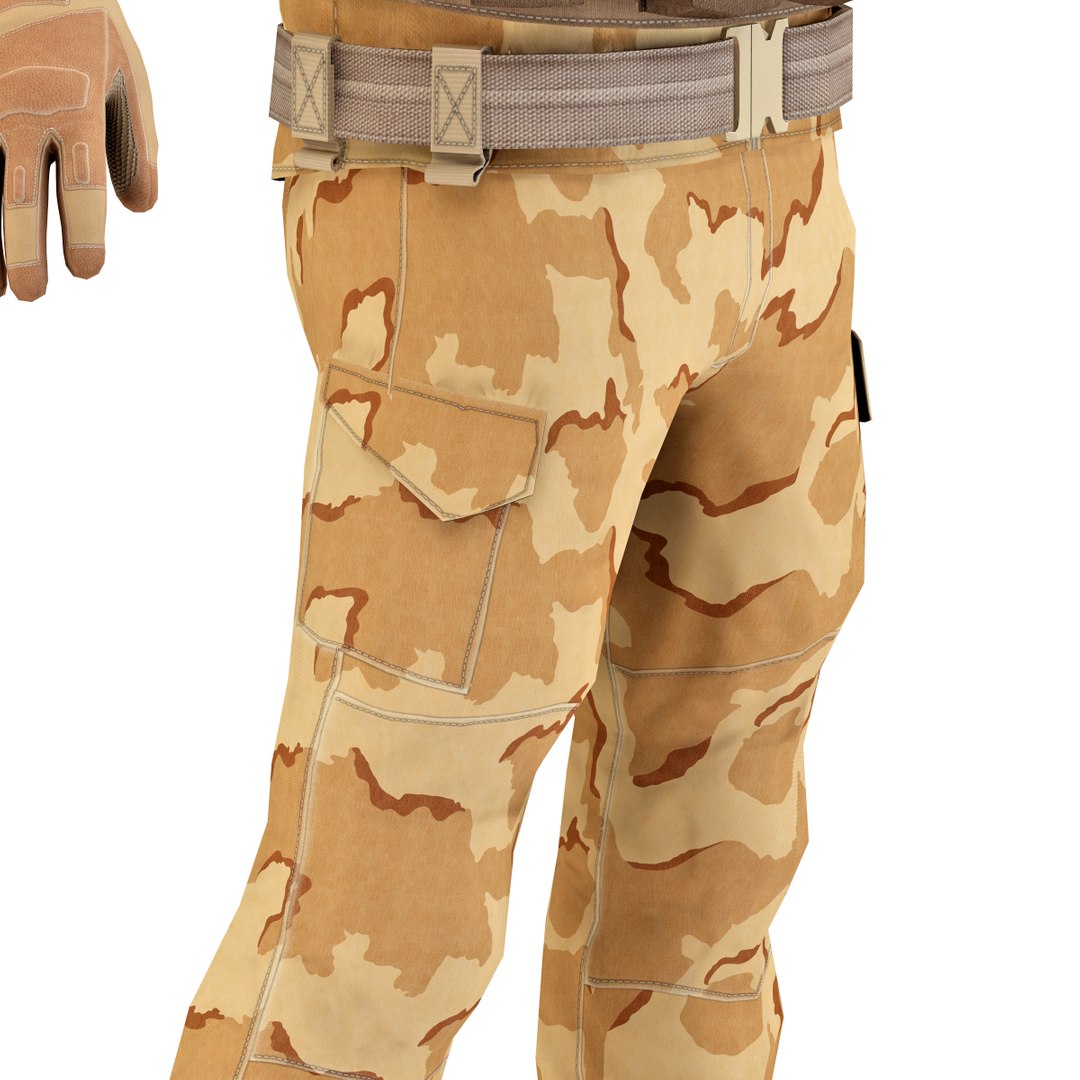 sas soldier clothes 3 c4d