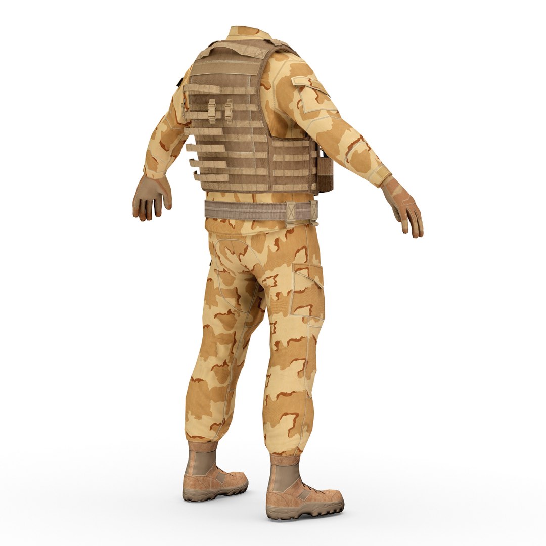 sas soldier clothes 3 c4d