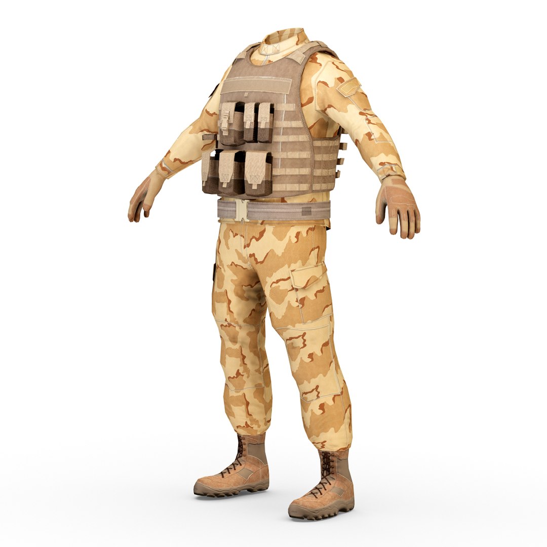 sas soldier clothes 3 c4d