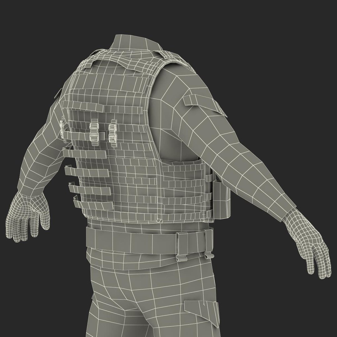 sas soldier clothes 3 c4d